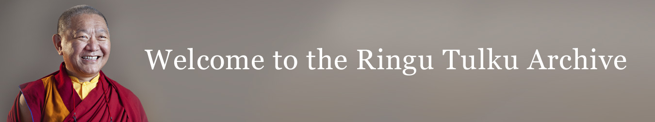 Account - The Ringu Tulku Archive